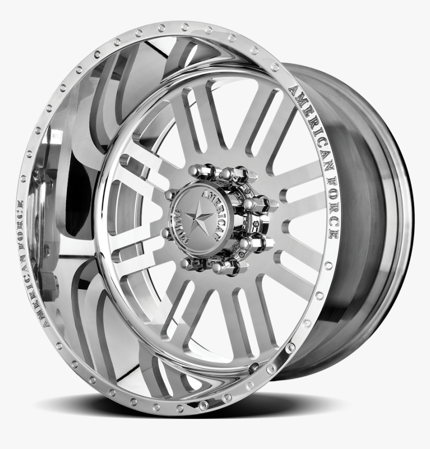 Chrome American Force Rims, HD Png Download , Transparent Png Image ...