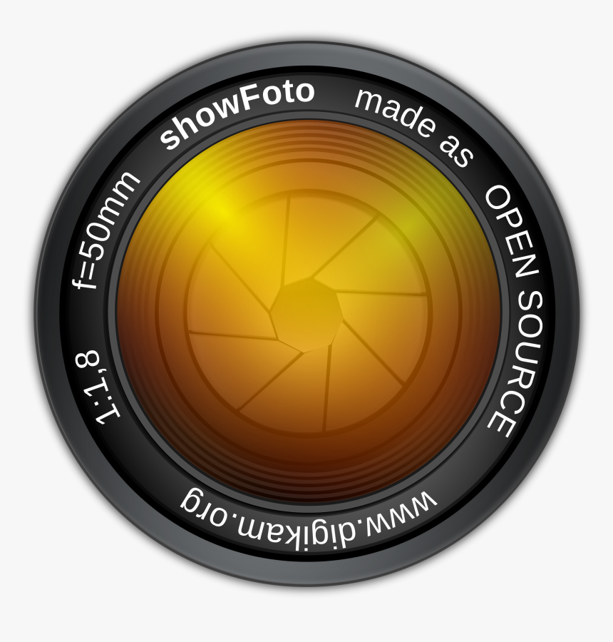 Transparent Camera Lens Icon Png - Digikam Icon, Png Download ...