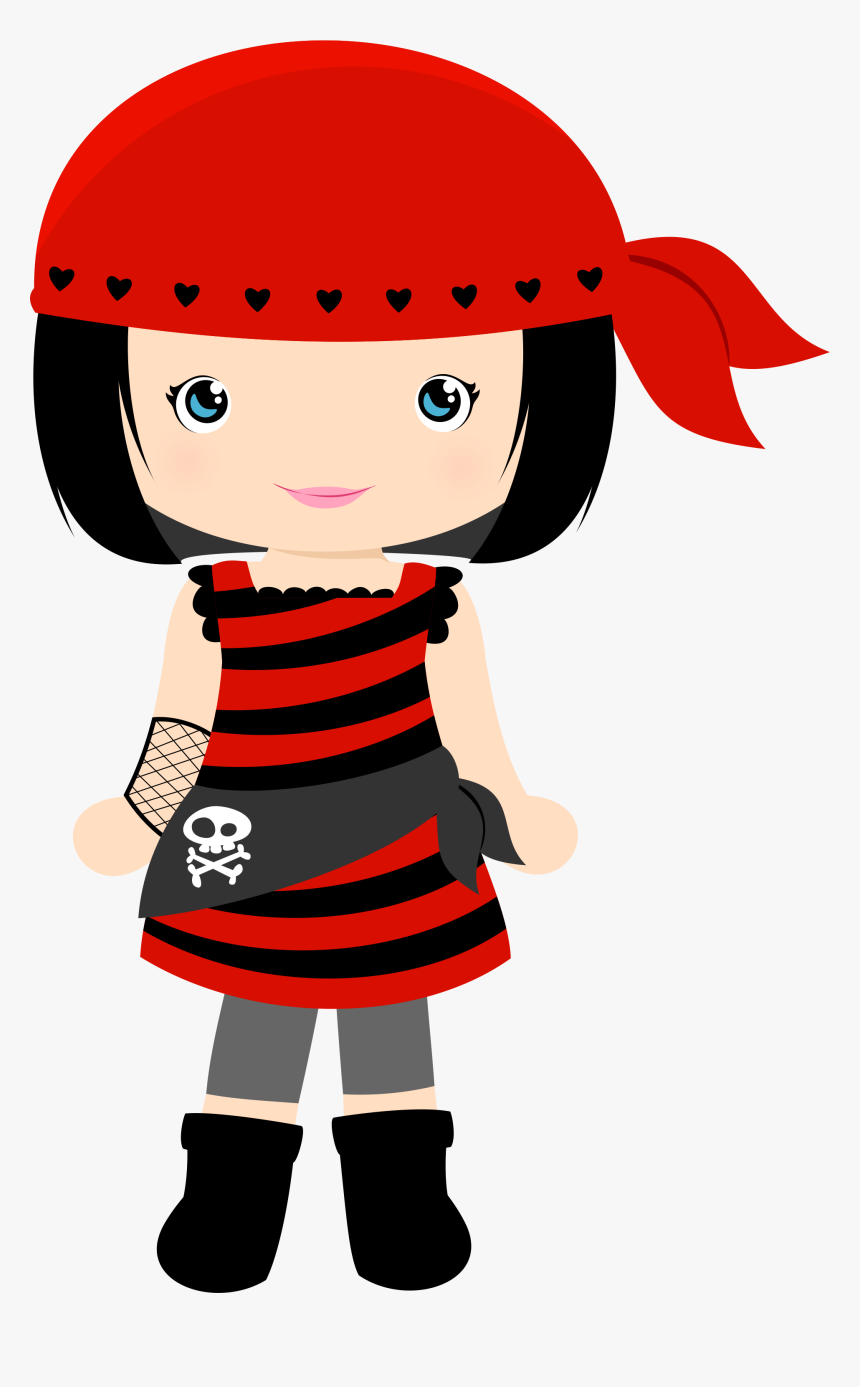 Cute Girl Pirate Clipart, HD Png Download , Transparent Png Image - PNGitem