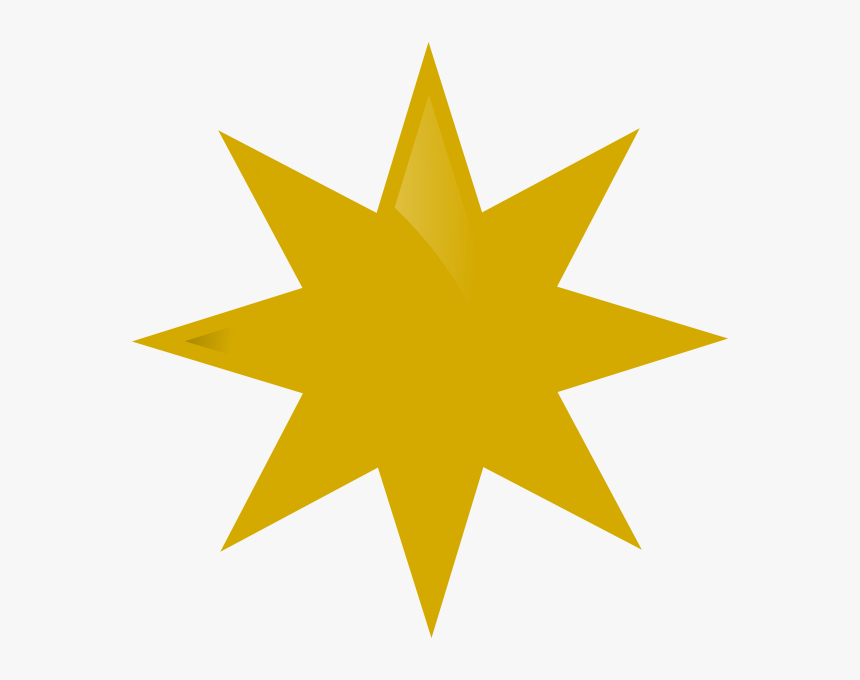 3d 8 Pointed Star, HD Png Download , Transparent Png Image - PNGitem