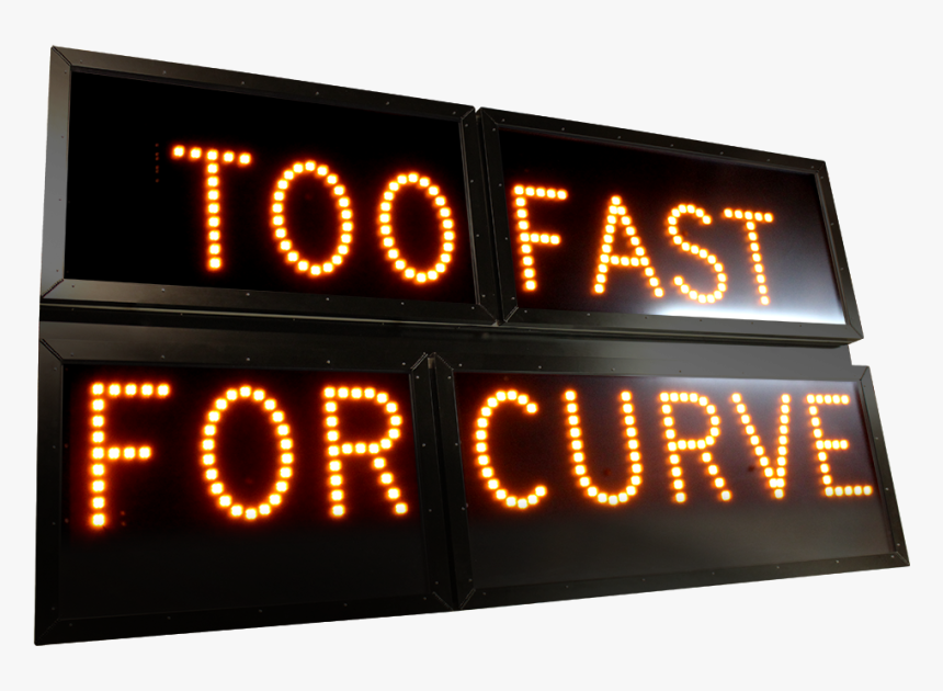 Led Customizable Road Sign - Electronic Road Signs Png, Transparent Png ...