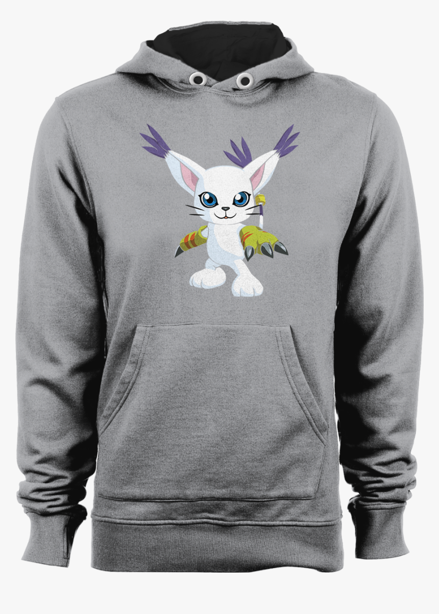Gatomon Hoodies By Daniel Bevis - Hoodie Full Metal Jacket, HD Png ...