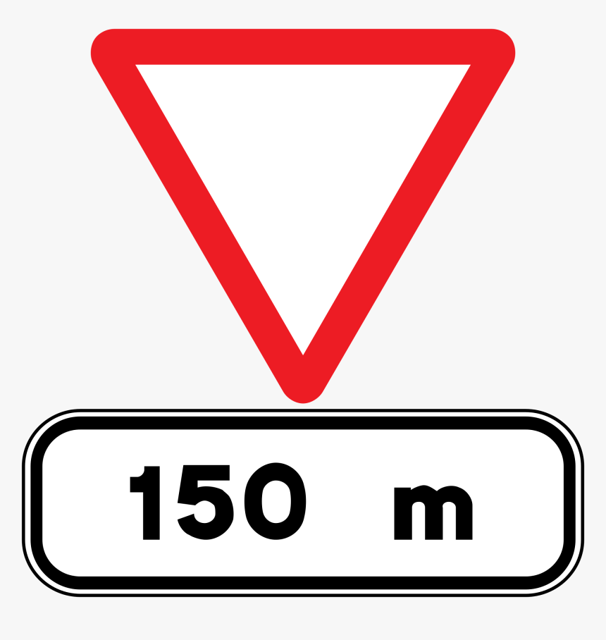 Traffic Signal Give Way - Sign, HD Png Download , Transparent Png Image ...