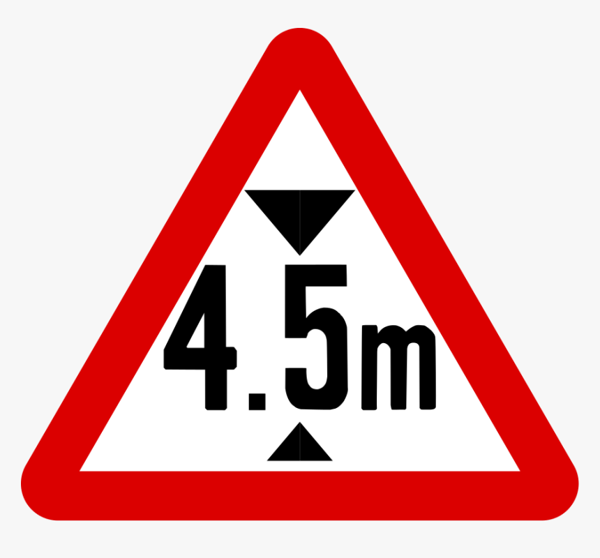 Transparent Blank Construction Sign Clipart - Slow Moving Motorcyclist ...