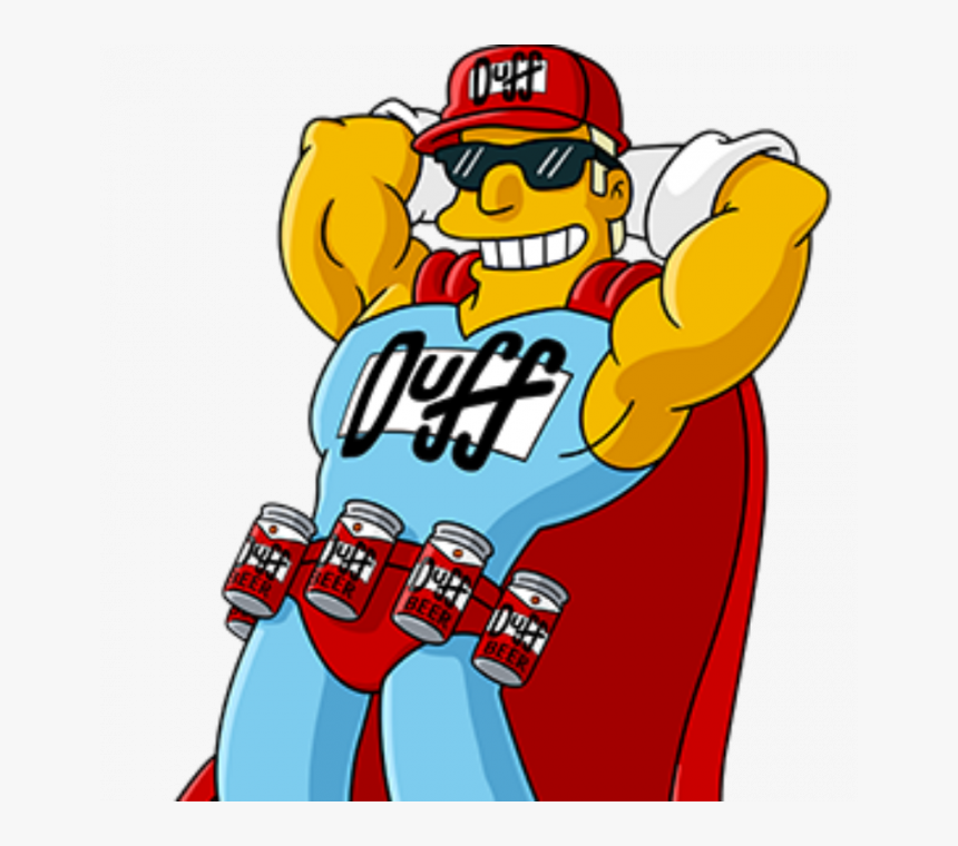 Duff Beer Transaparent Background Clipart Duffman Duff - Duffman The ...