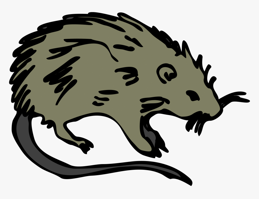 Transparent Cartoon Rat Png - Cartoon The Black Death Rats, Png ...