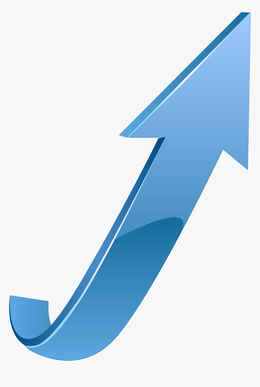 Blue Arrow Up Transparent Background