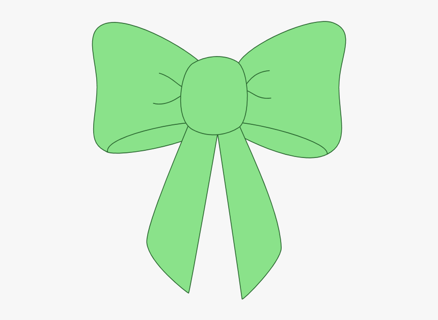 Green Bow Clipart