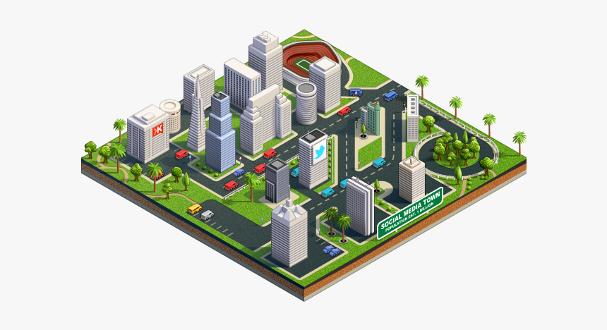 City Icons - City 3d Png Transparent, Png Download , Transparent Png ...