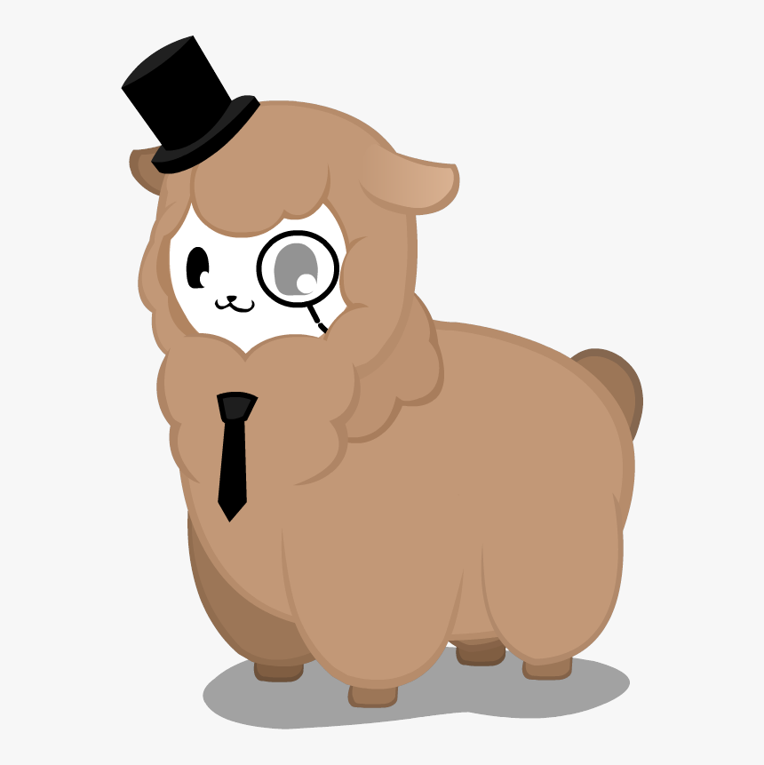 Fedora Clipart Drawn - Chibi Alpaca, HD Png Download , Transparent Png ...