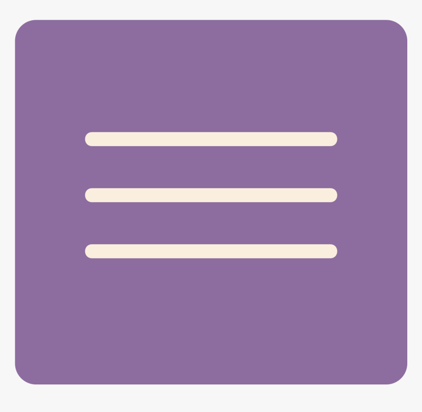 Menu Icon Png, Transparent Png , Transparent Png Image - PNGitem