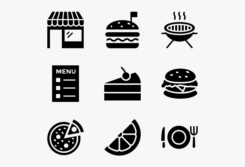 Food Icon Collection, HD Png Download , Transparent Png Image - PNGitem