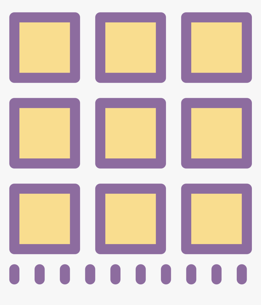 Squared Menu Icon , Png Download, Transparent Png , Transparent Png ...