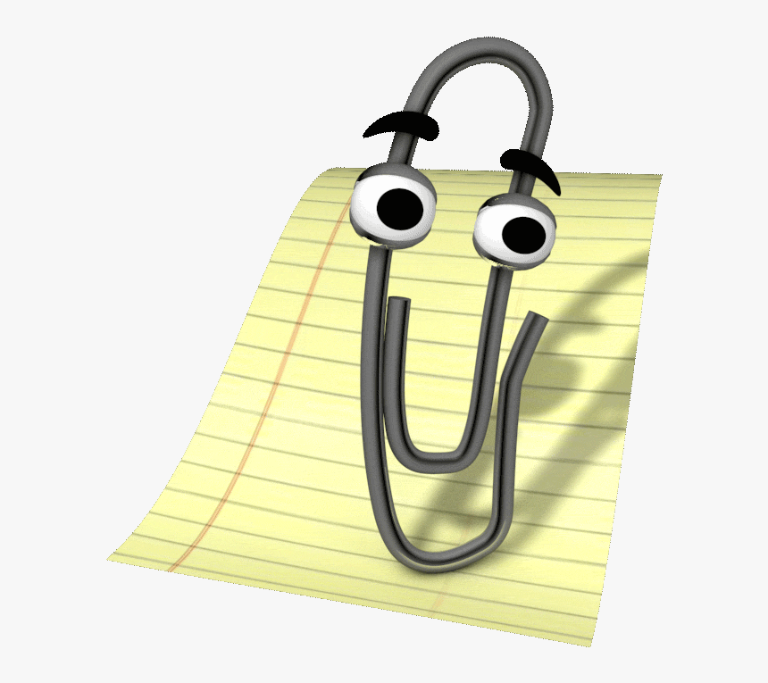 Animated, Clippy, My, Paperclip Sticker Gif, HD Png Download ...