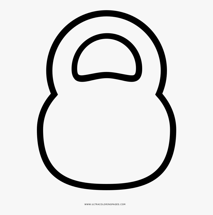 Kettlebell Colouring Pages Sketch Coloring Page