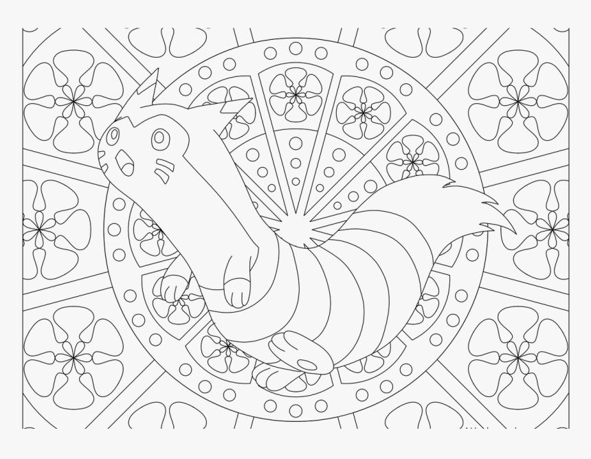 Adult Pokemon Coloring Page Furret, HD Png Download , Transparent Png ...