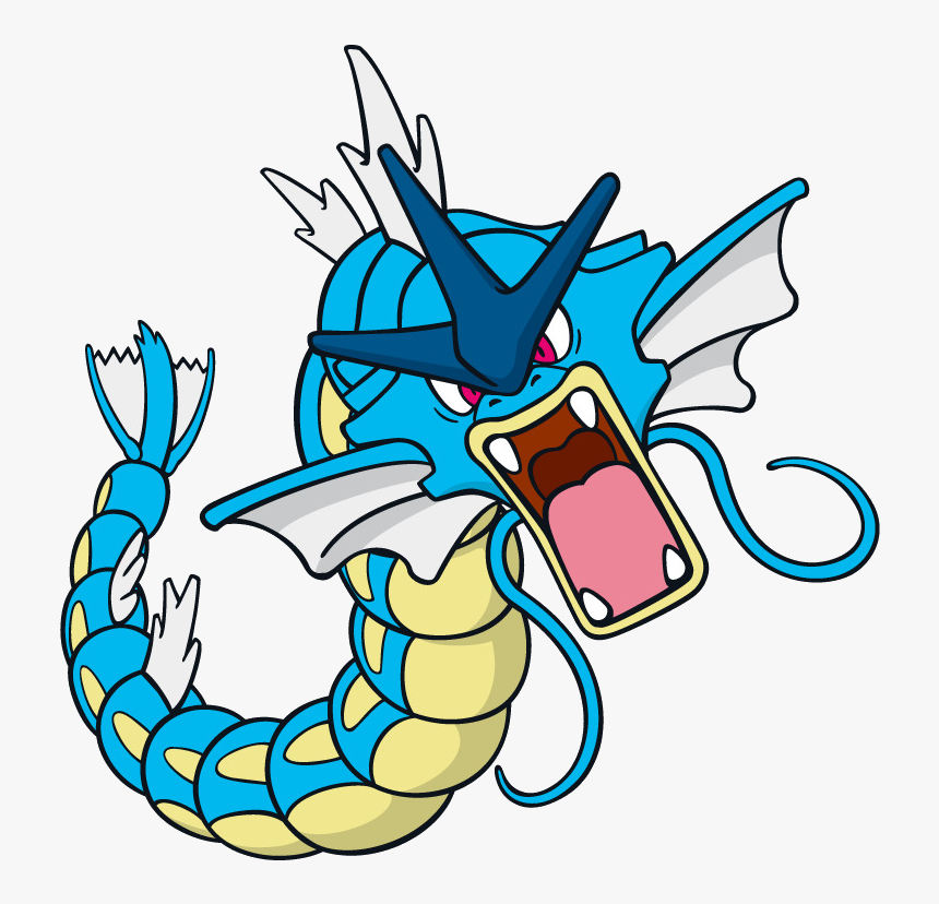 Gyarados Pokemon Character Vector Art, HD Png Download , Transparent ...
