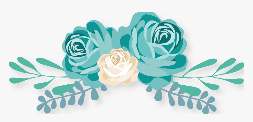 Turquoise Flower Png, Transparent Png , Transparent Png Image - PNGitem