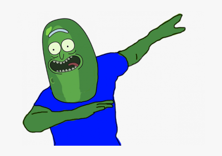 Pickle Rick Dab Transparent, HD Png Download , Transparent Png Image ...