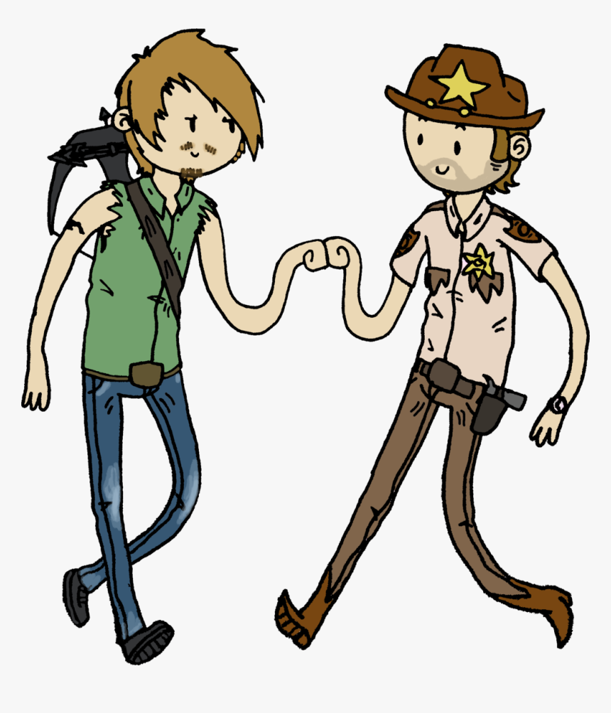 Rick Grimes Daryl Dixon Negan Cartoon Clip Art, HD Png Download ...