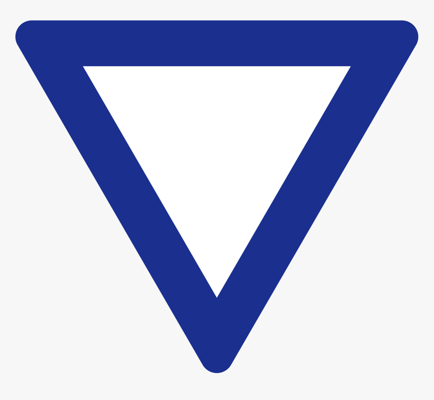 Blue Triangle Outline Transparent Png Clipart , Png, Png Download ...