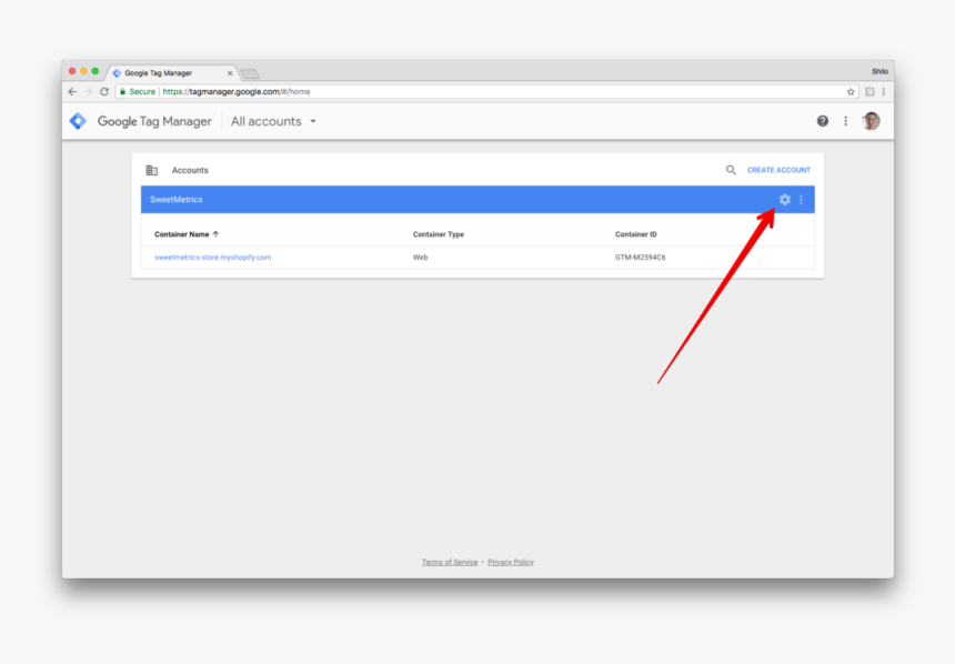 1) Login To Your Google Tag Manager Account. 2), HD Png Download ...