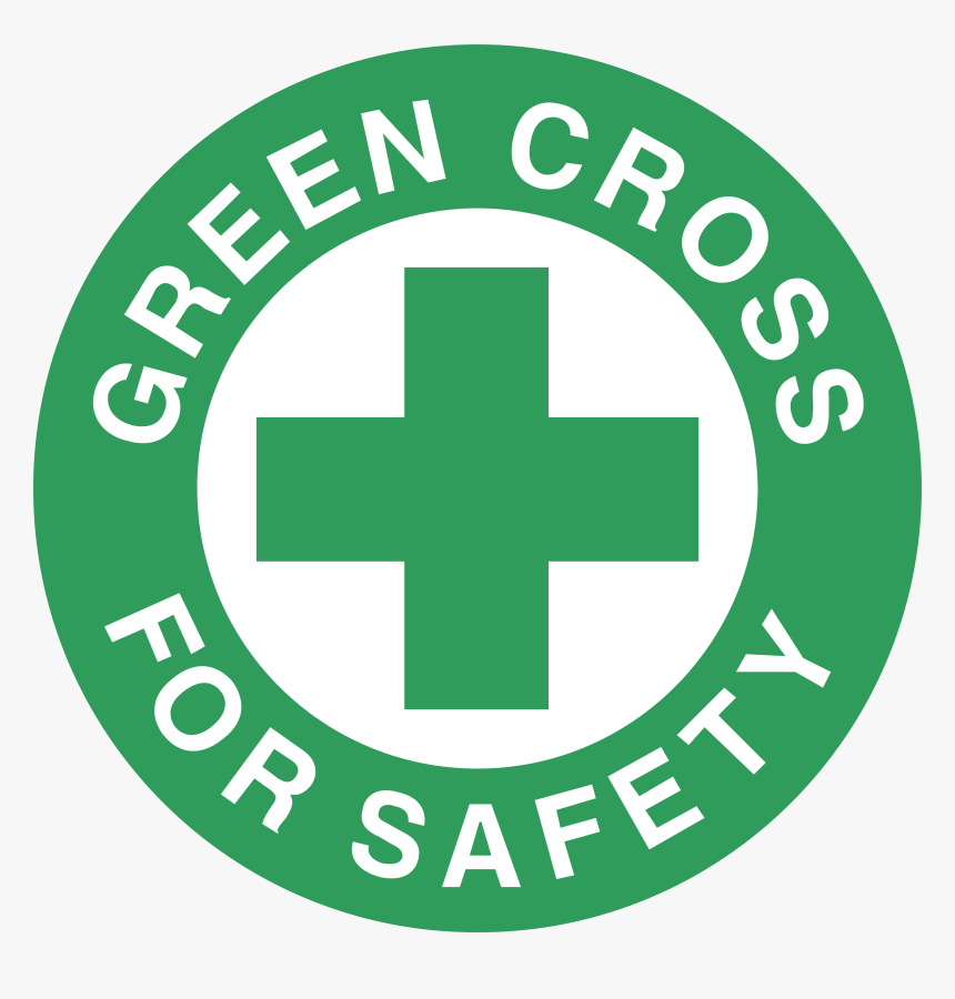 Green Cross For Safety Vector Logo, HD Png Download , Transparent Png ...