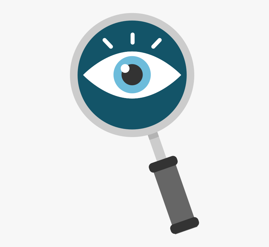 Research Or Magnifying Glass Flat Icon Vector, HD Png Download ...