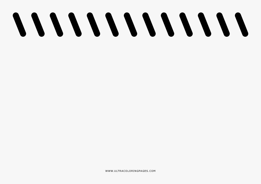 Dashed Line Coloring Page, HD Png Download , Transparent Png Image ...