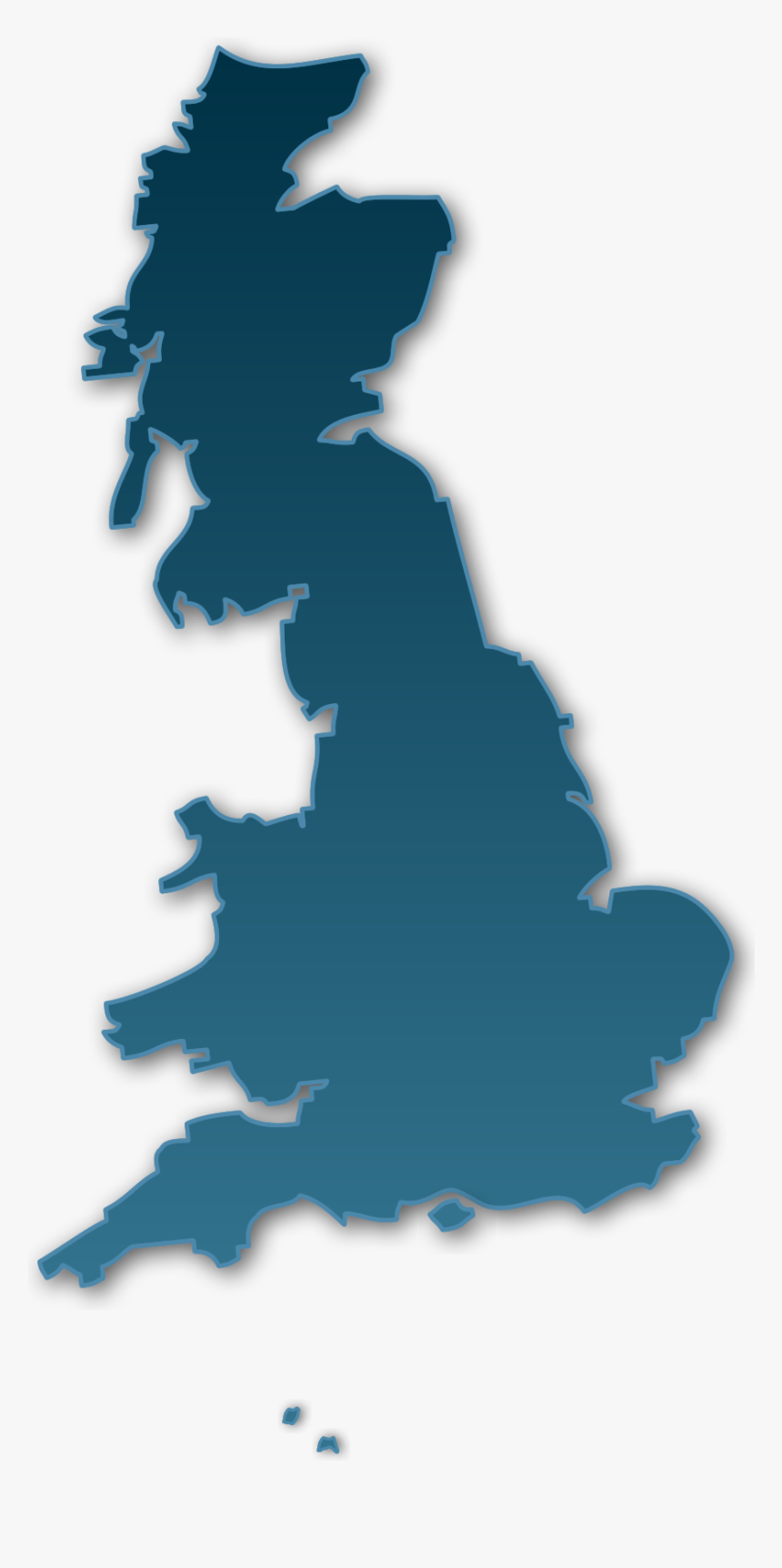 Uk Map Blue, HD Png Download , Transparent Png Image - PNGitem