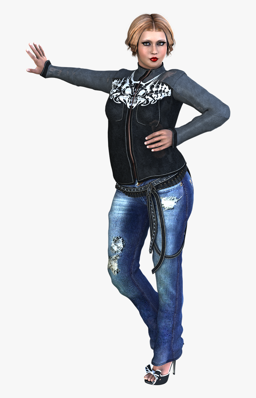 Lady Pose Model Free Picture, HD Png Download , Transparent Png Image ...