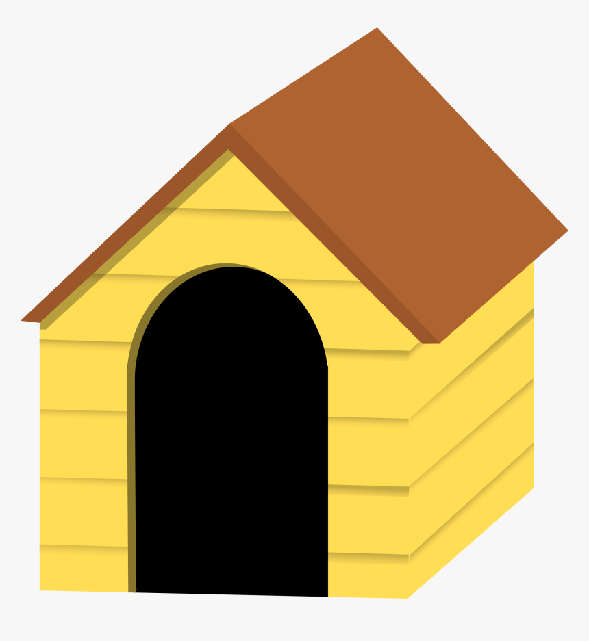 Yellow Dog House Clipart, HD Png Download , Transparent Png Image - PNGitem
