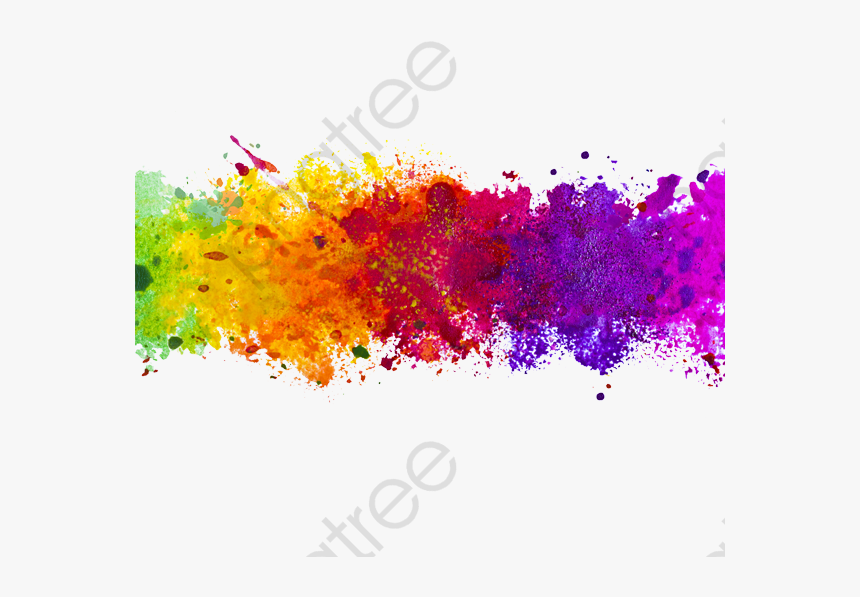 Colorful Ink Splash Png - Colour Splash Background Png, Transparent Png ...