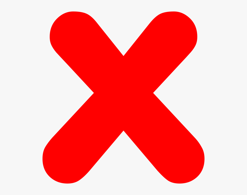 Right And Wrong Symbols Clipart Png Download Clear Background X 