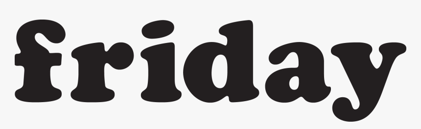 Friday Logo - Friday Transparent Logo, HD Png Download , Transparent ...