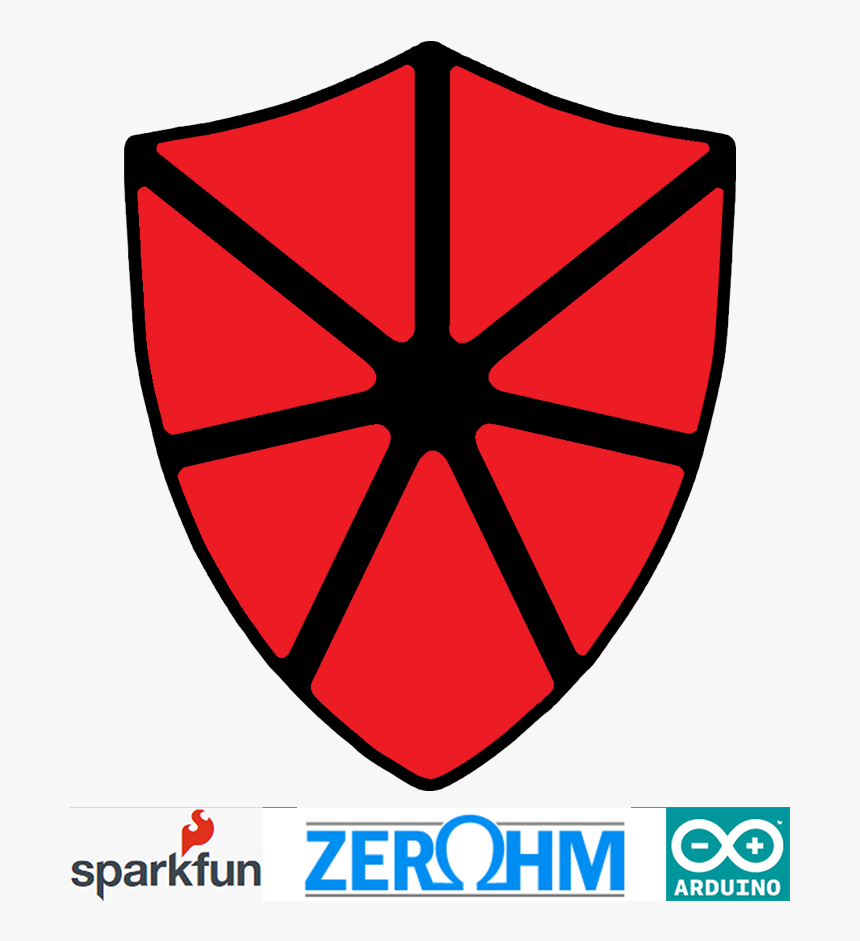 A Shield With Seven Segments - Sparkfun, HD Png Download , Transparent ...