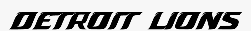Detroit Lions Logo Png - Detroit Lions Logo Text, Transparent Png ...