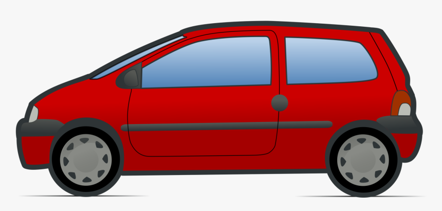 Minivan Cartoon Renault Twingo - Minivan Clipart, HD Png Download ...