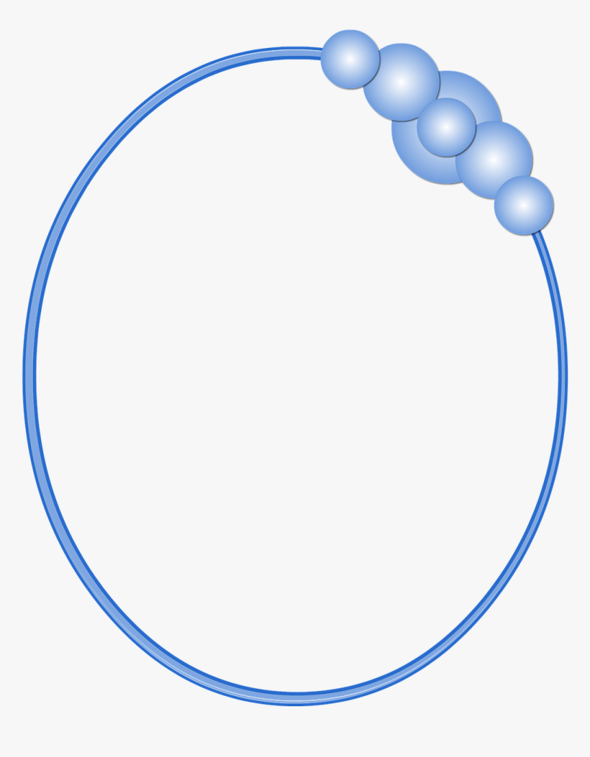 Blue Transparent Oval Frame Png, Png Download , Transparent Png Image ...