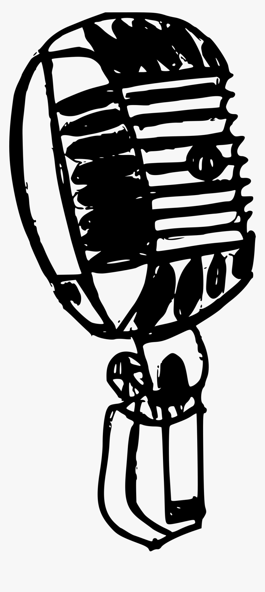 Microphone Drawing Transparent, HD Png Download , Transparent Png Image ...