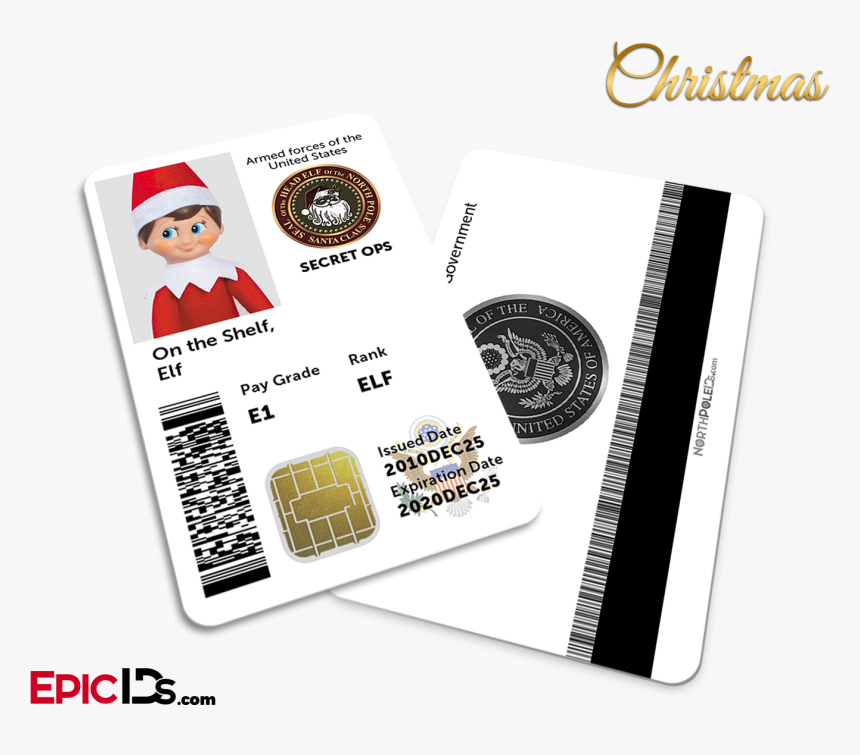 Secret Ops / Us Military Santa S Elf Id Class - Catco Worldwide Media ...