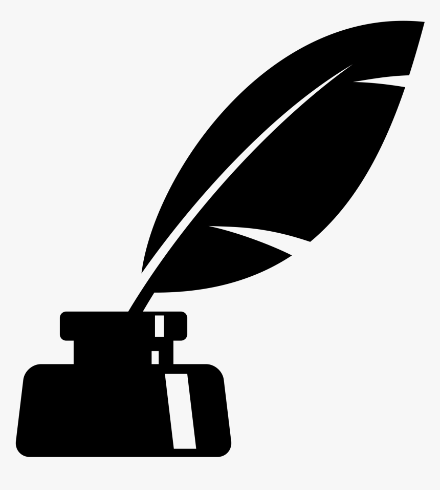 Quill,pen,writing Implement,black And White,clip Art - Inkwell Icon, HD ... Quill,pen,writing Implement,black And White,clip Art - Inkwell Icon, HD ...