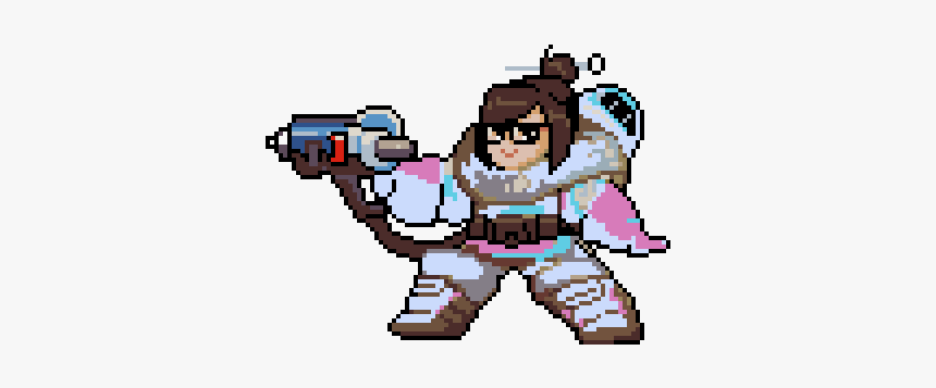 Pixie Engine Logo - Overwatch Mei Pixel Spray, HD Png Download ...