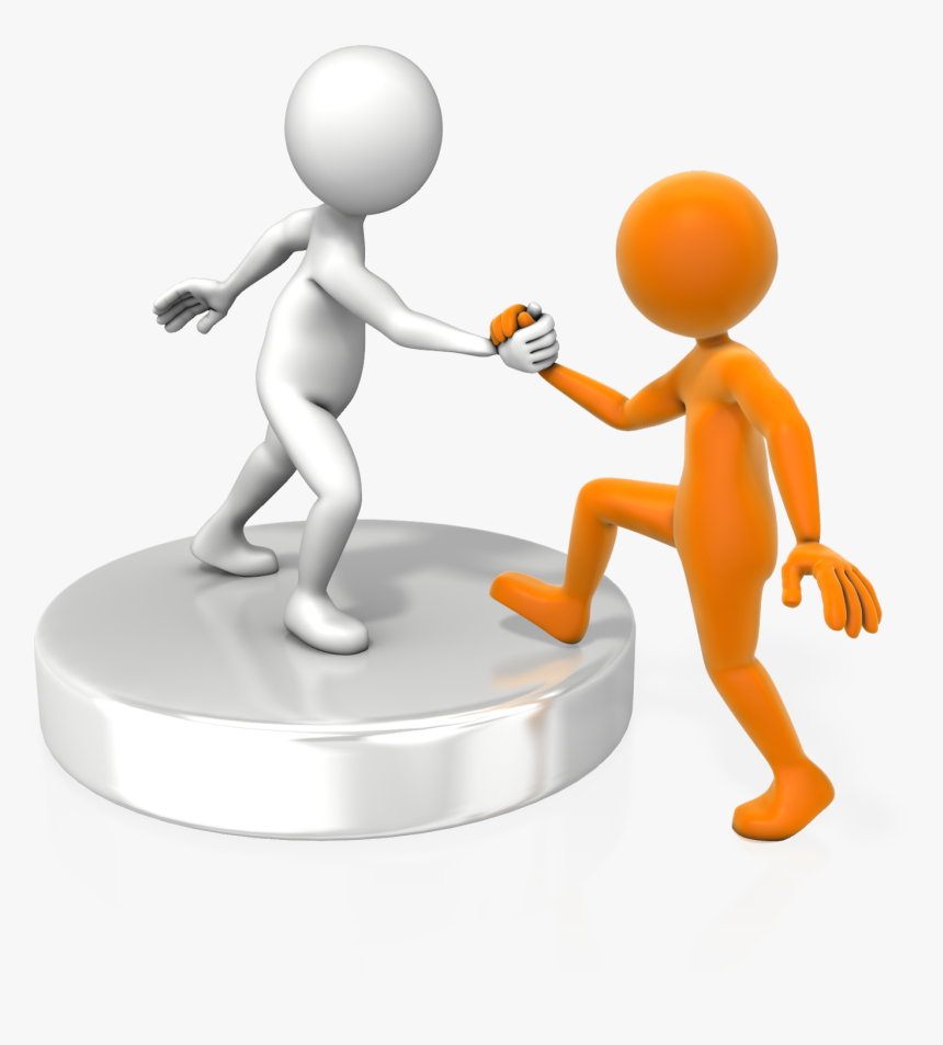 People Helping Others In Need Cartoon