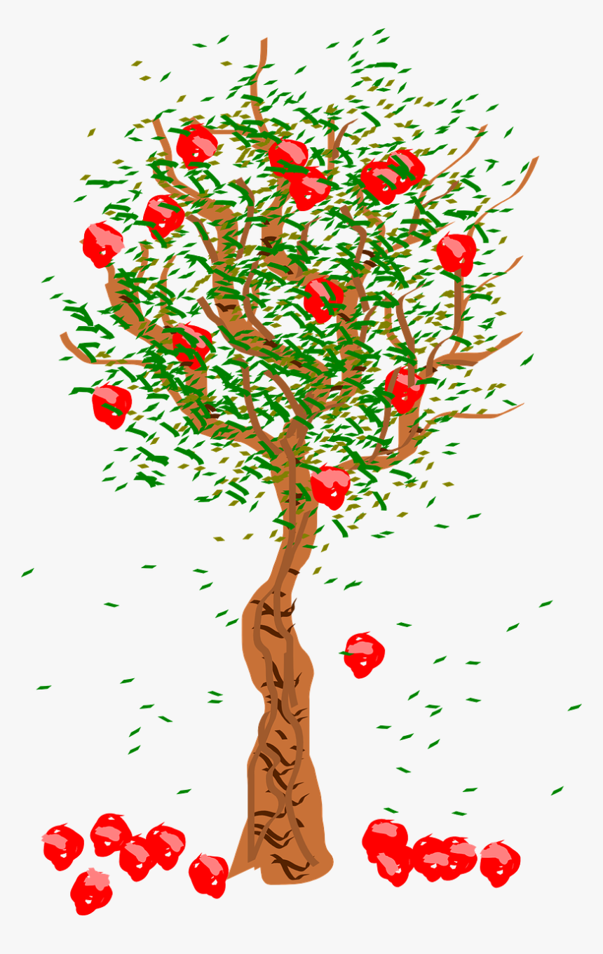 Fruits Falling From Tree, HD Png Download , Transparent Png Image - PNGitem