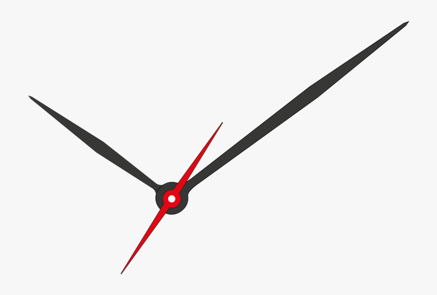 Watch Hand Png - Black Watch Hands Png, Transparent Png , Transparent ...