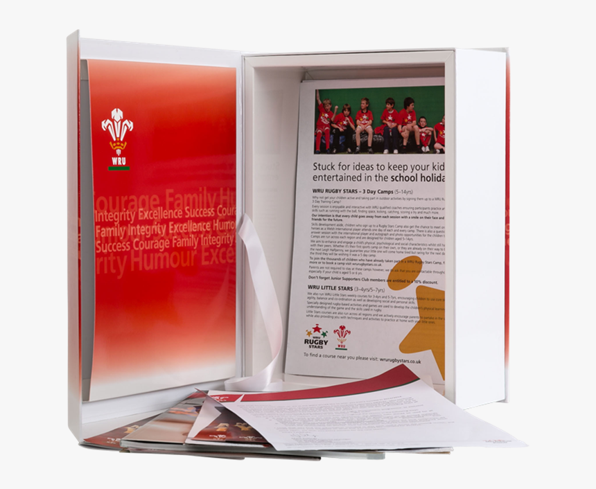 Picture Of Paper Over Board Corporate Presentation - Flyer, HD Png ...