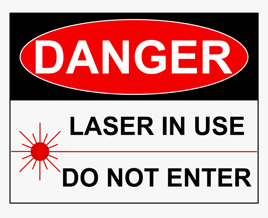 Laser In Use Clip Arts - Danger, HD Png Download , Transparent Png ...