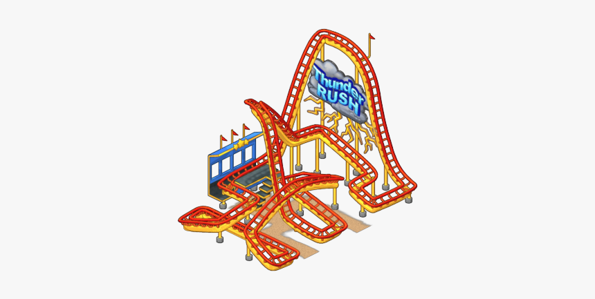 Rollercoaster - Pixel Roller Coaster Transparent, HD Png Download ...