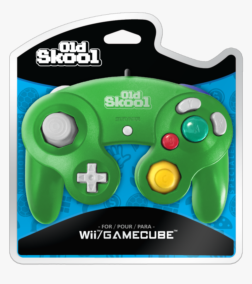 Green Wii Controller Gamecube, HD Png Download , Transparent Png Image ...